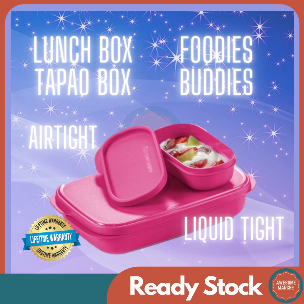 Tupperware Mylunch Airtight Liquid Tight Lunch Box Snack Box Tapao ...