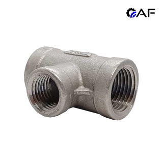 Stainless Steel SS316 Reducing Tee Fitting 1/8” to 2” BSPT Female ...