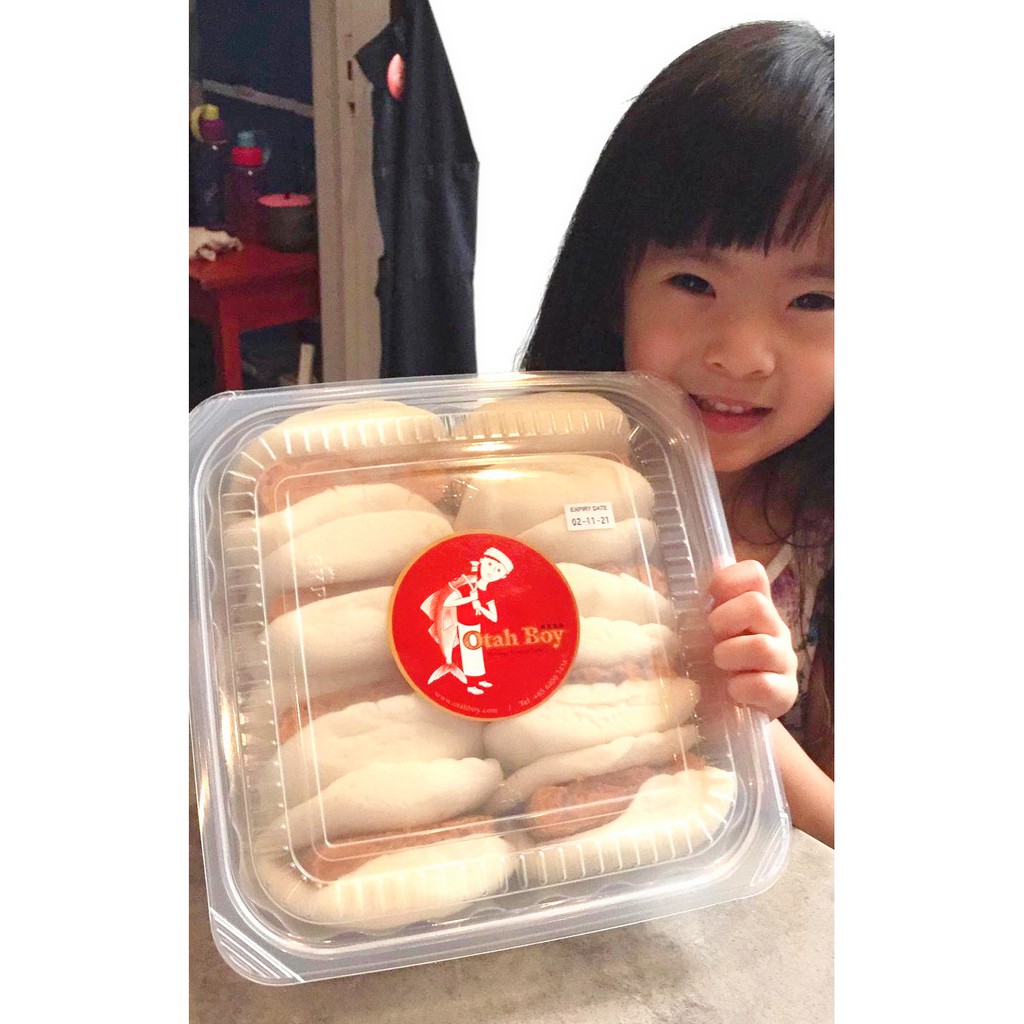 [Otah Boy] Otah Bun Lover convenient pack / 1 box - 8 Otah Bun / Frozen ...