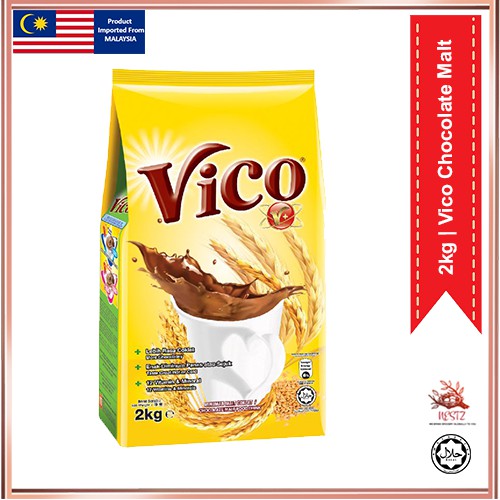 Vico Minuman Coklat Malt Chocolate Malt 900g//1.4kg//2kg | Shopee Singapore