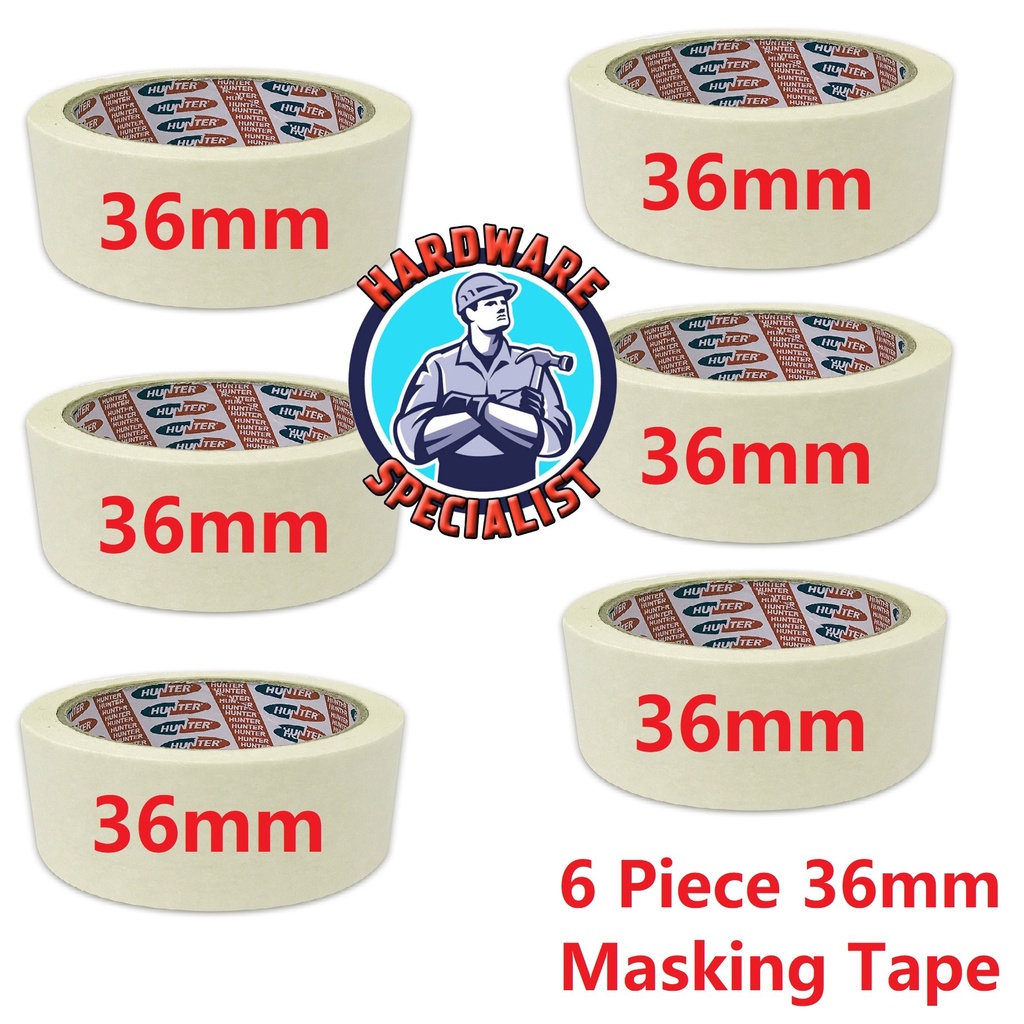 Hunter Masking Tape MT 505 (24mm / 36mm / 48mm / 72mm) | Shopee Singapore