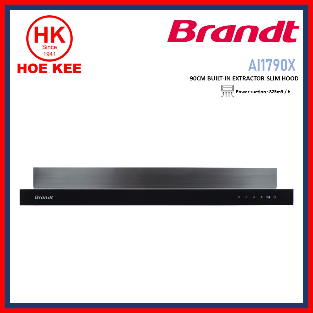 Brandt AI1790X 90CM SEMI INTEGRATED HOOD | Shopee Singapore