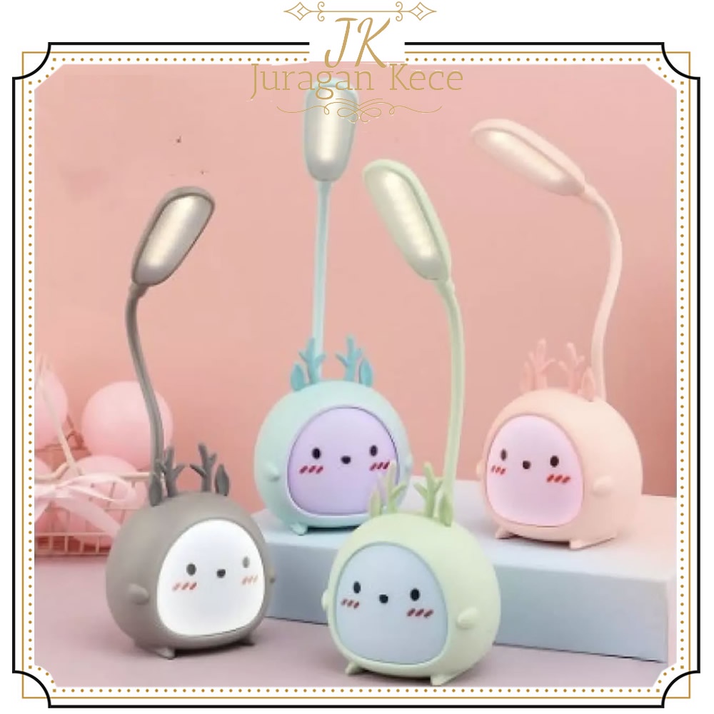 Elf Study Lamp Round Character LED Table Lamp Portable Table Desk Lamp ...