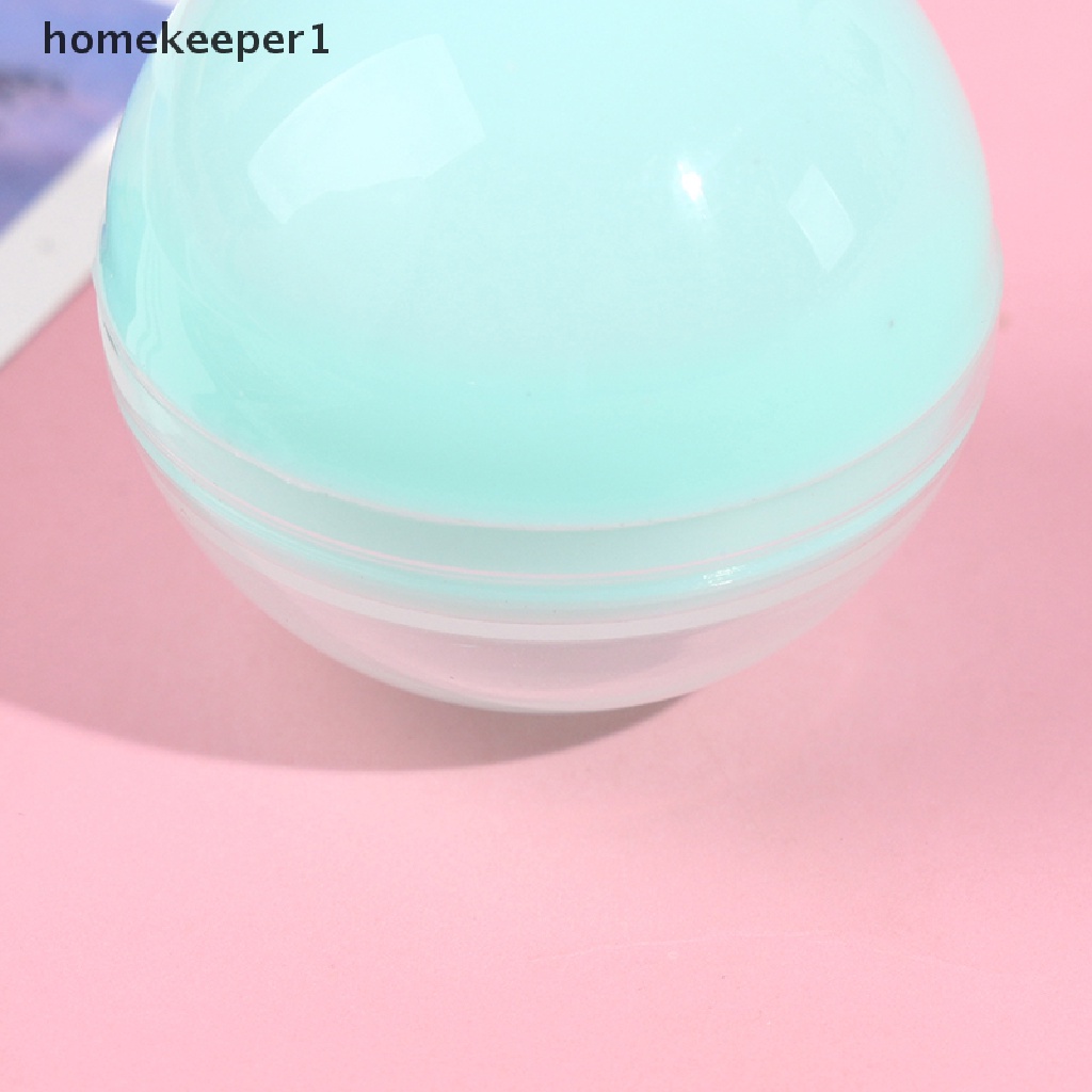 [homekeeper1] 100Pcs Plastic Empty Toy Vending Capsules Half Clear Half ...