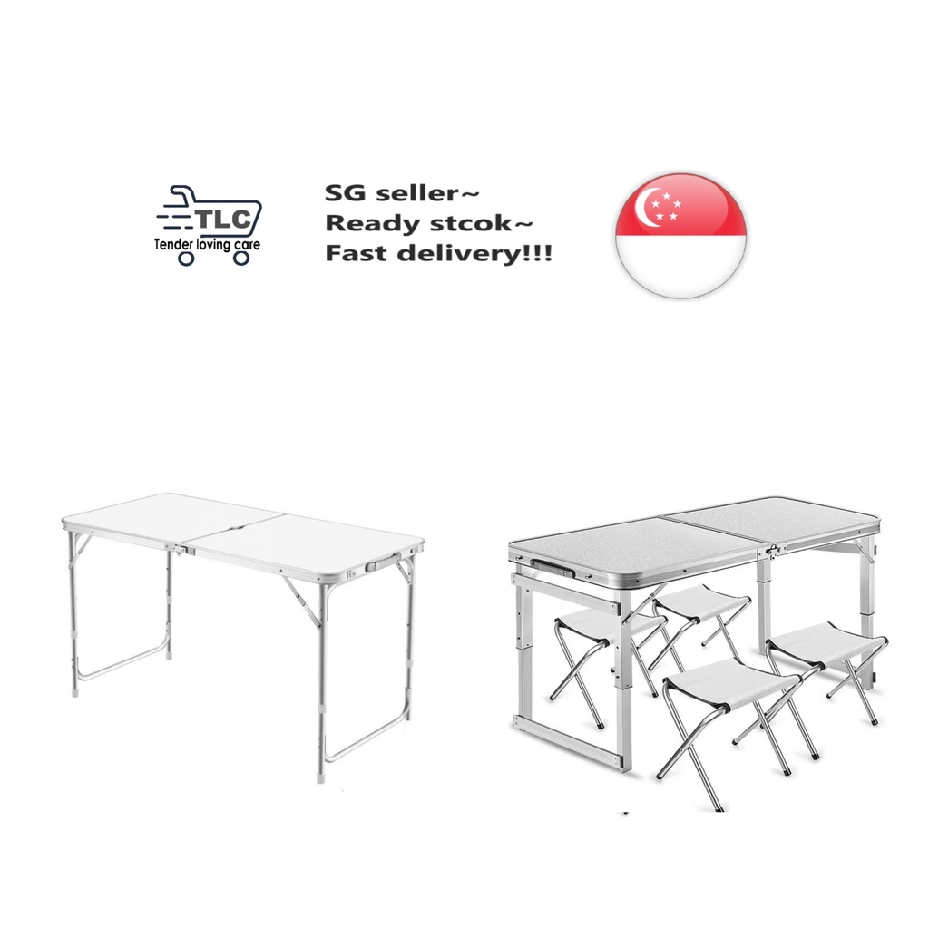 ⚡BEST DEALS!!!⚡ PORTABLE ALUMINIUM FOLDING TABLE Outdoor | Foldable ...