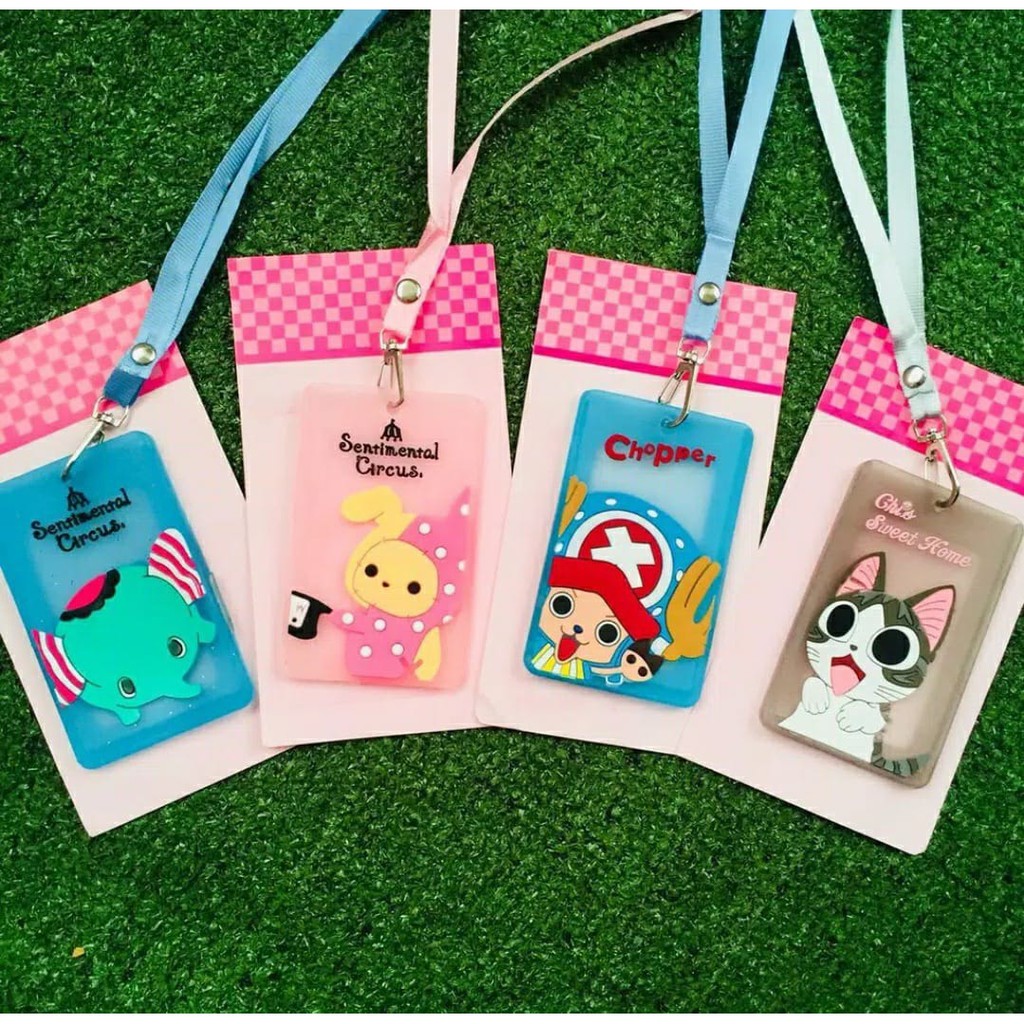 Id Card Holder Hanger Id Card Cover Id Card Name Tag | Shopee Singapore