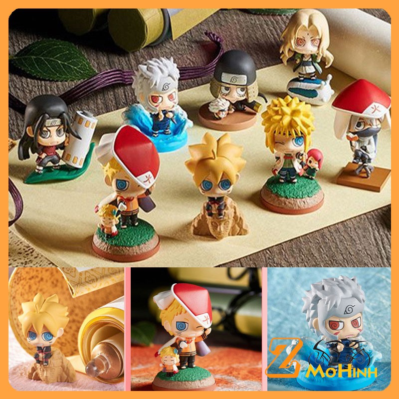Naruto model Collection of extremely cute Chibi Konoha Hokage Japanese ...
