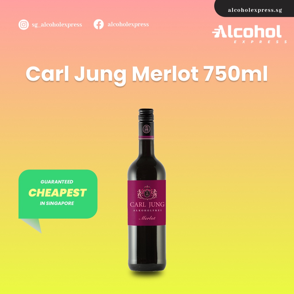 Carl Jung Merlot 750ml (Alcohol Free) | Shopee Singapore