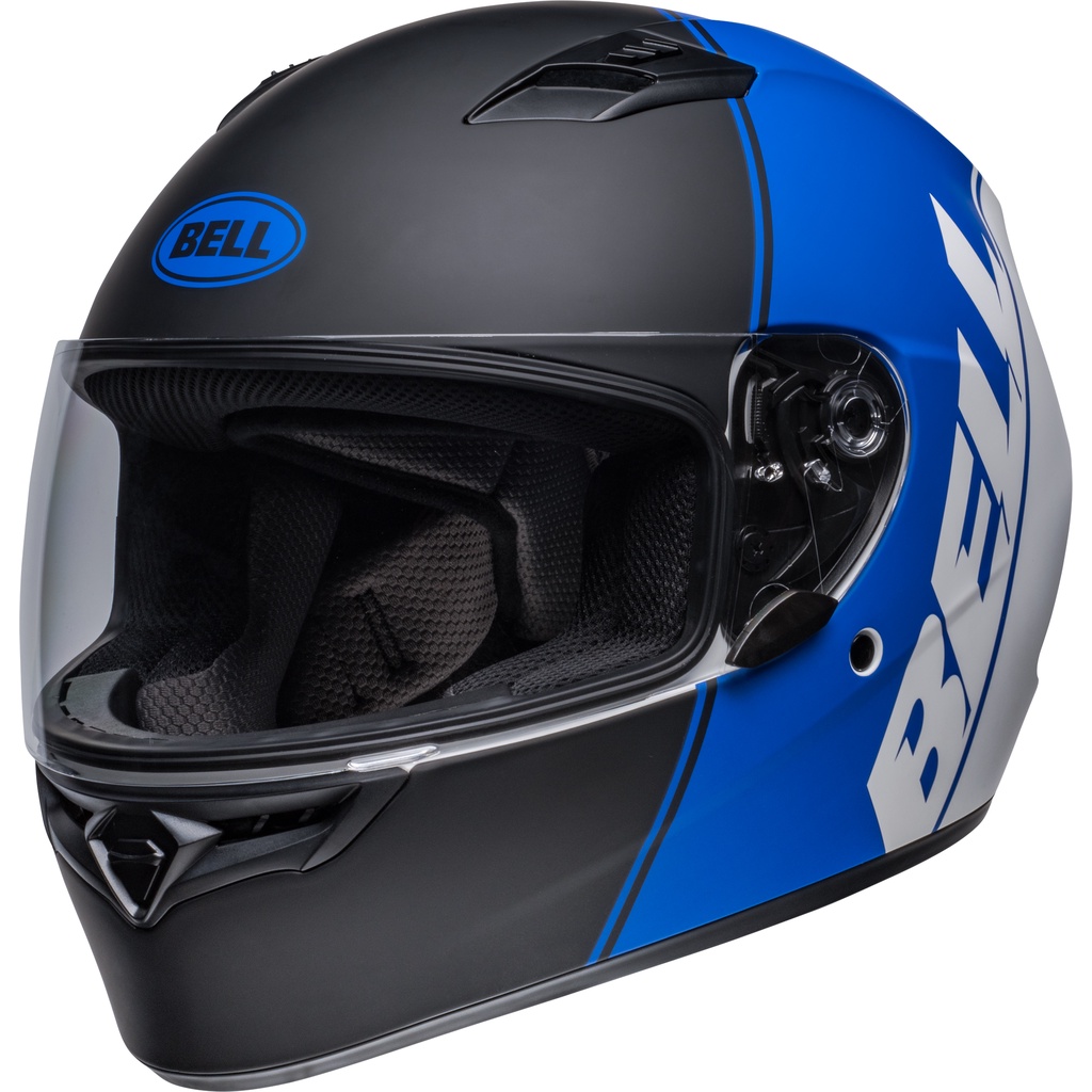 Bell Qualifier (Ascent Matte Black/Blue) | Shopee Singapore