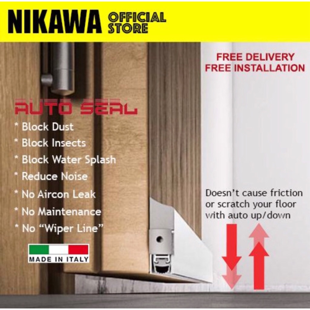 Automatic Door Seal / Autoseal / Door Seal Singapore (Installation ...