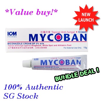 * SG Goods! * Mycoban Cream 15g ICM Pharma 2% Antifungal Cream ...