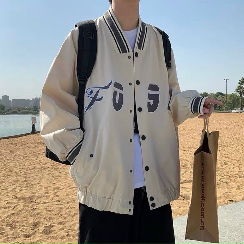 ParachuteJacket [REAL PHOTOS] wide form made of thick 2-layer parachute ...