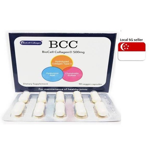 BCC BioCell Collagen 500mg, 90 Capsules | Shopee Singapore
