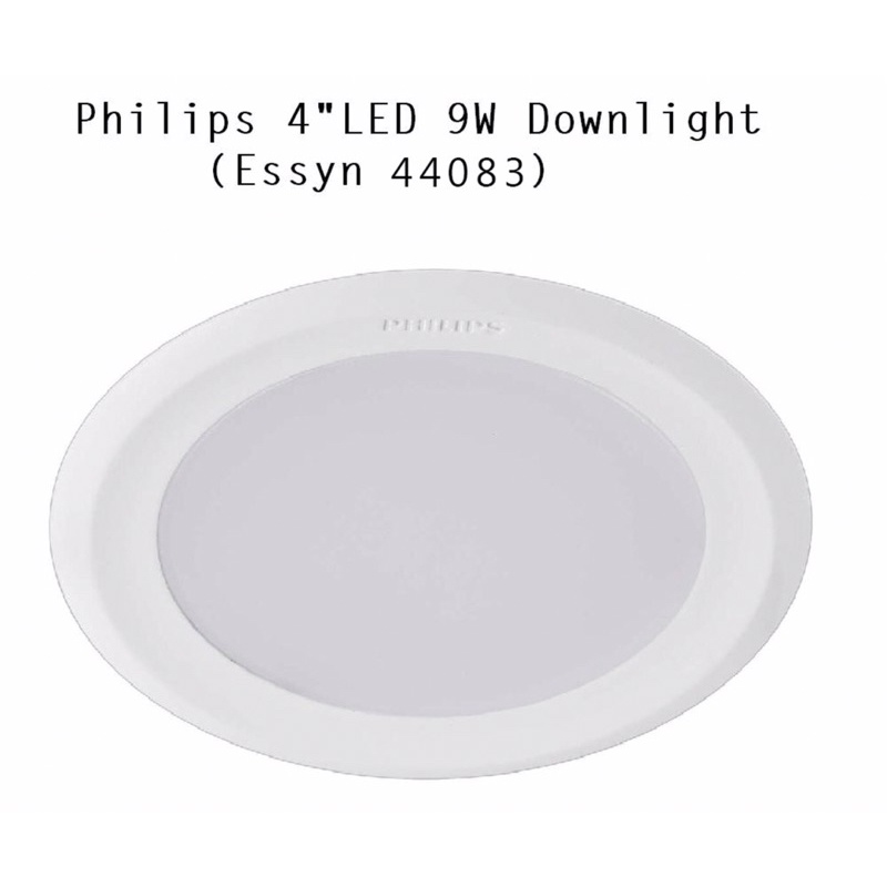 Philips 4" Recessed LED 9W Downlight Cool Daylight 6500k (Essyn 44083 ...