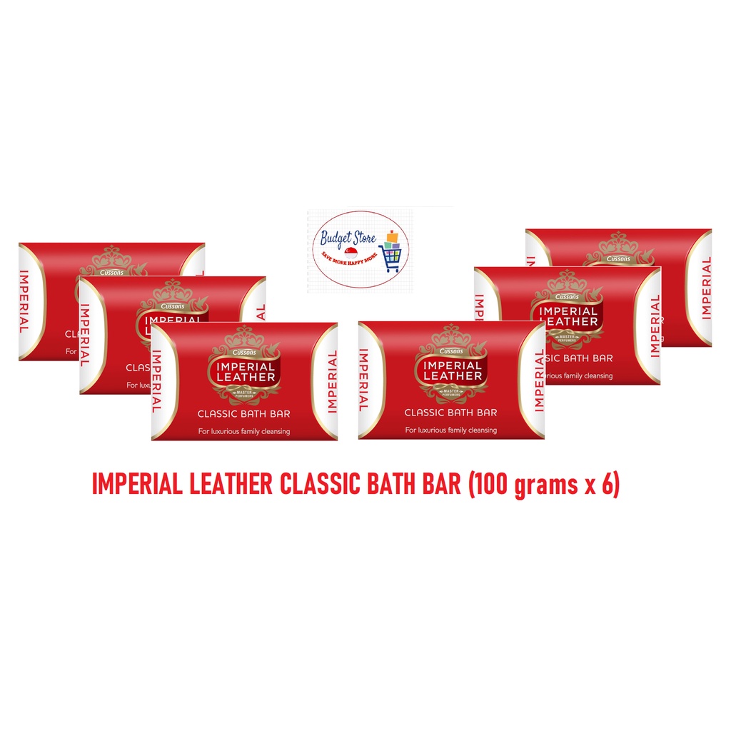 Imperial Leather Classic Bar Soap - (100 grams x 6) | Shopee Singapore