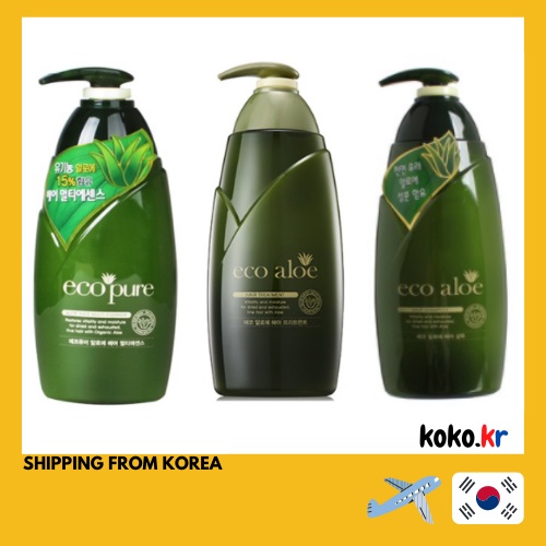 Somang Rosee Ecopure Aloe Hair Shampoo, Treatment 760ml, Essence 530ml ...