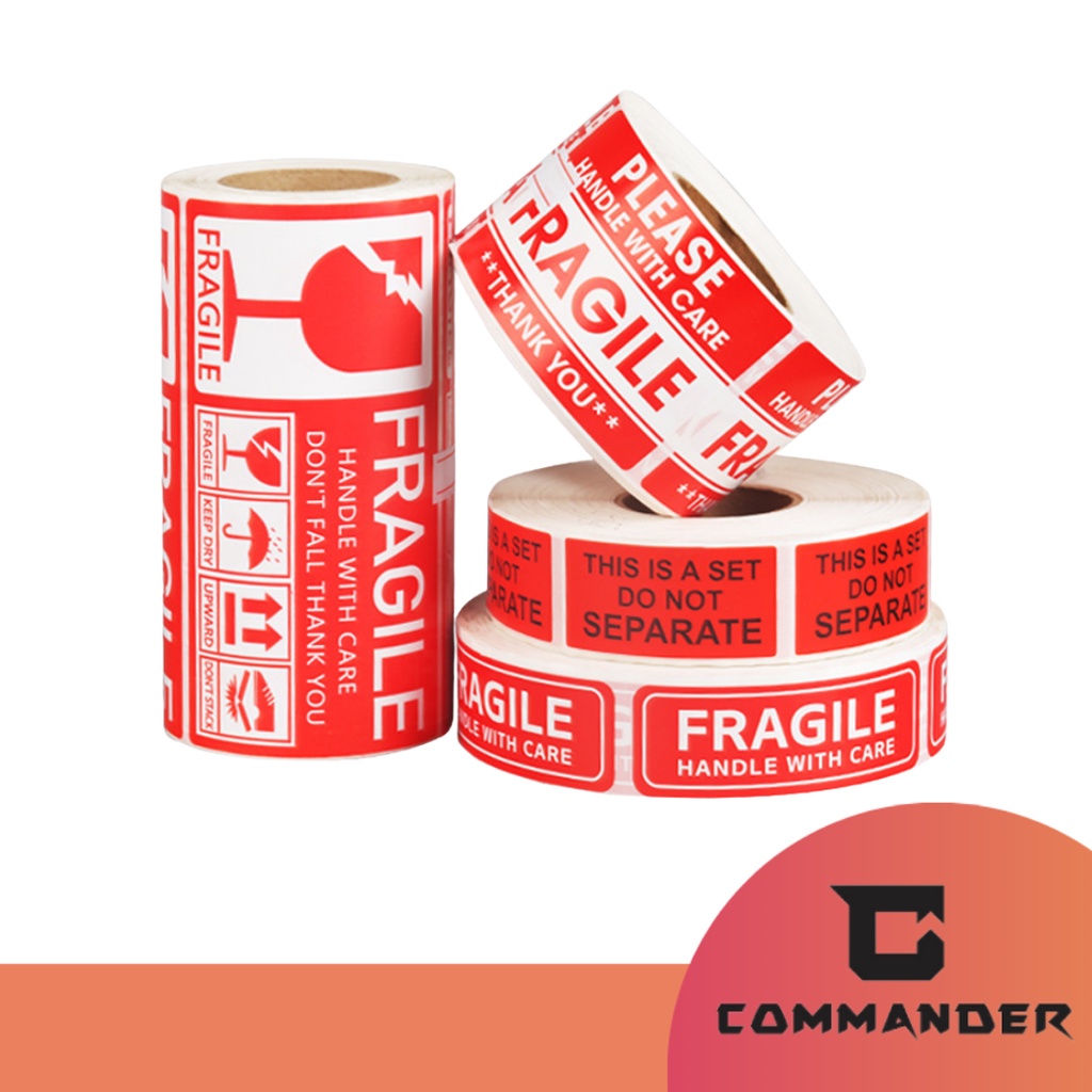 Fragile Handle Care Warning Stickers Fragile Stickers for Shipping and ...