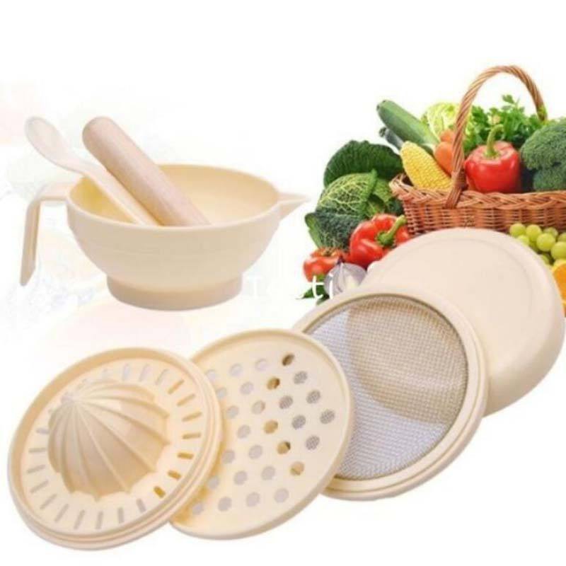 7pcs Baby Food Processor Grater Grinding Bowl Set | Shopee Singapore