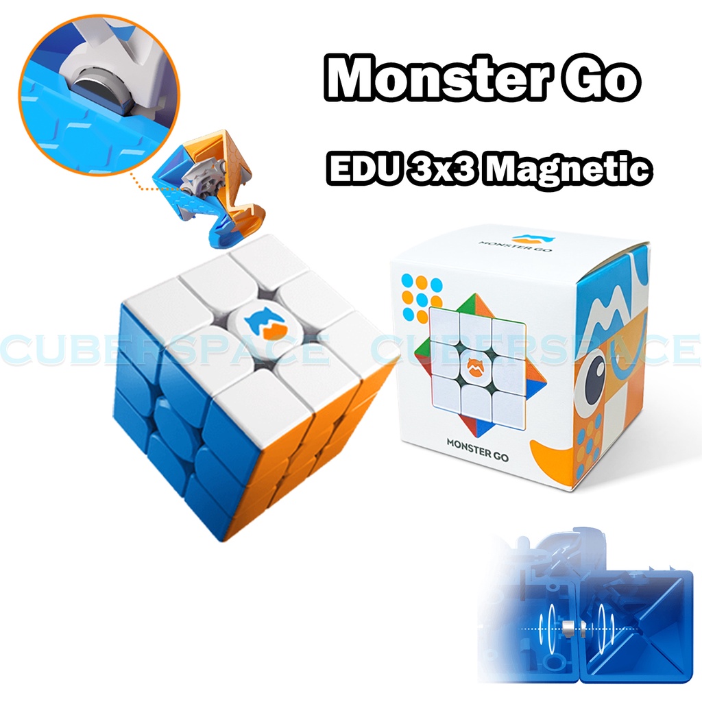 Monster GO EDU 3x3 Magnetic Speedcube | Shopee Singapore