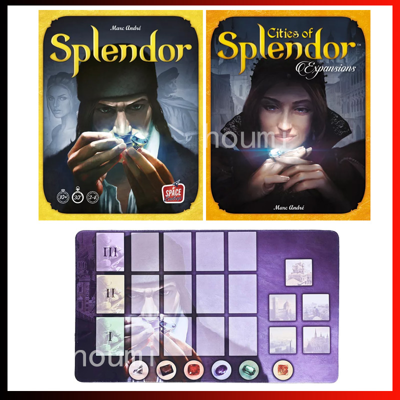 Funny Board Game Splendor Basic+Cities of Splendor Expansion+Splendor ...