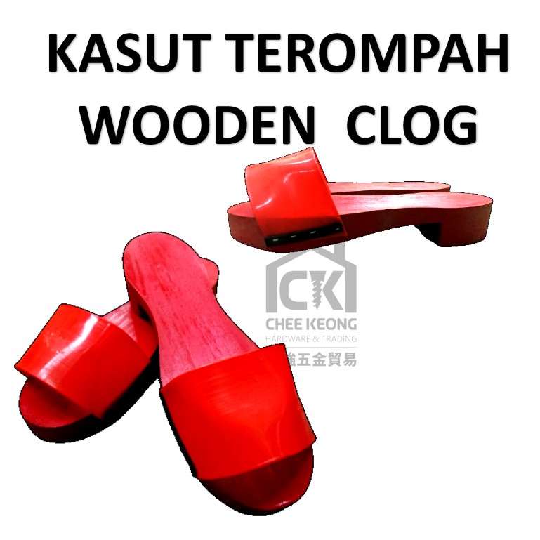 TRADITIONAL WOODEN CLOG / KASUT TEROMPAH KASUT KAYU 传统木屐男女出花园潮州 ...