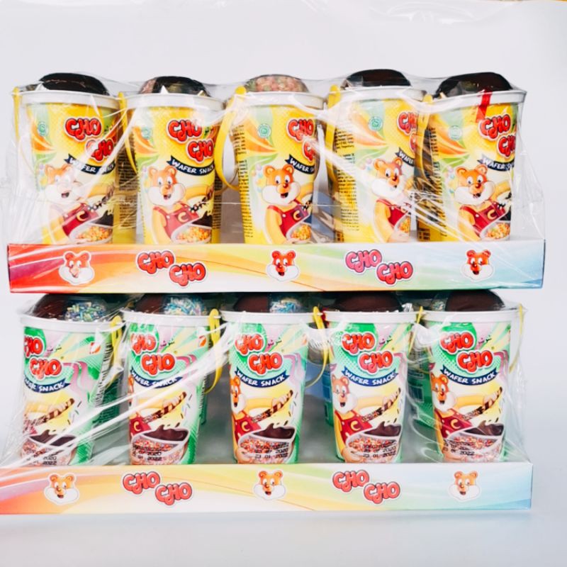 Cho Cho Wafer Snack Chocolate 10pcs | Shopee Singapore