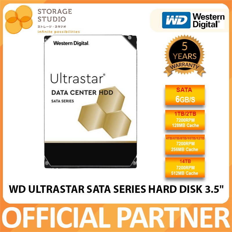 WD ULTRASTAR Data Center HDD SATA SERIES,18TB/16TB/14TB/12TB/10TB/8TB ...