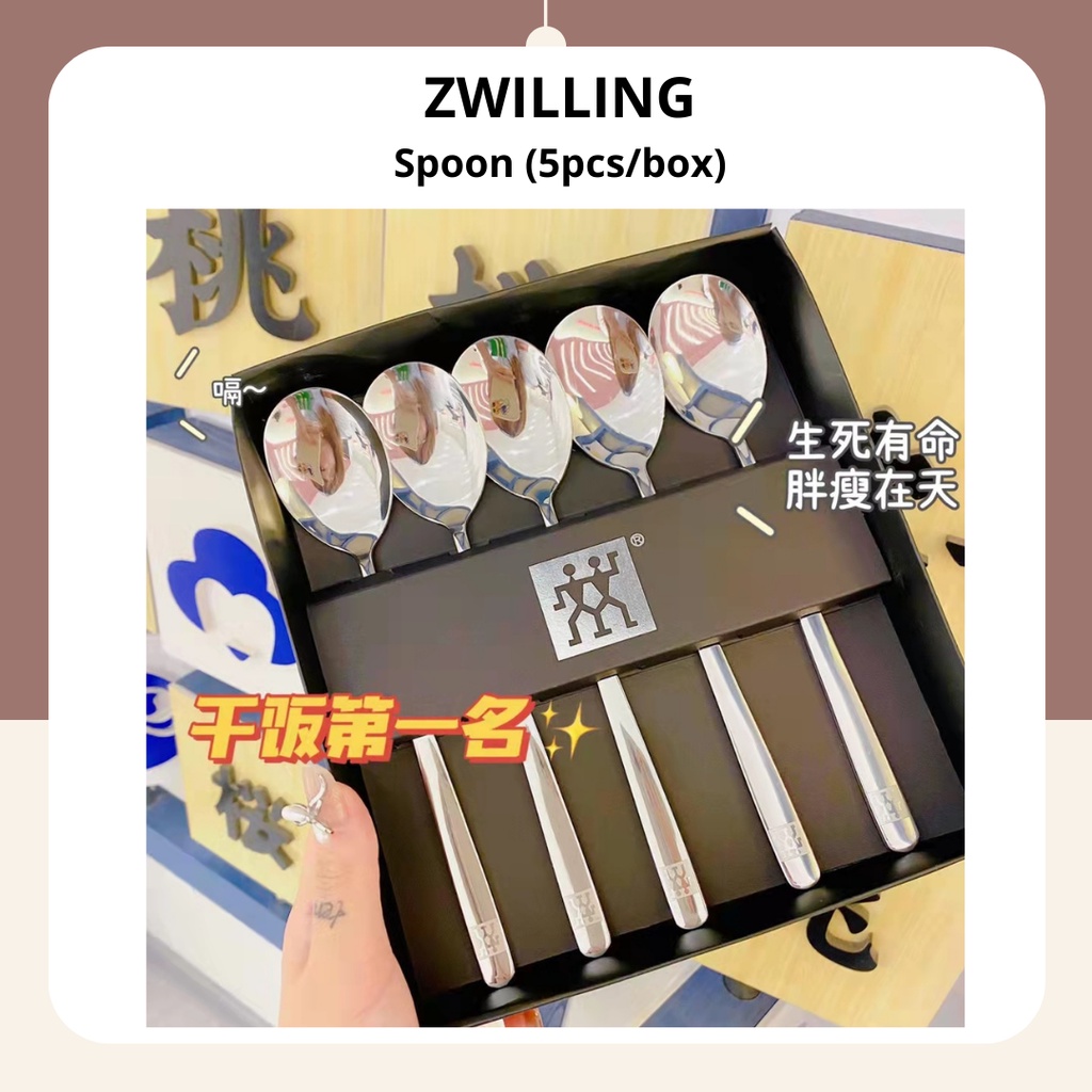 Zwilling Spoon (5pcs/box) 双立人大饭勺 | Shopee Singapore