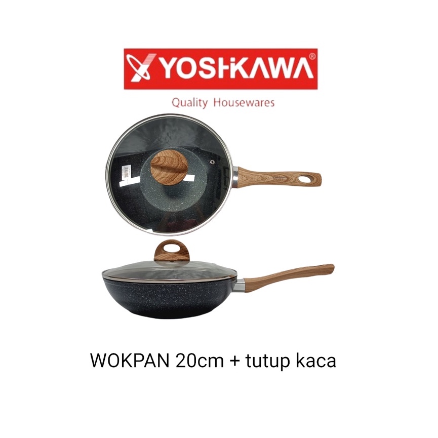 Minowa Wok Pan Concave Fry Pan MD Series MARBLE Minowa Package With ...