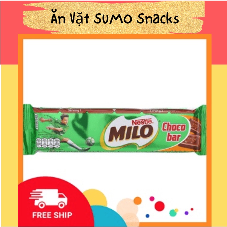 Nestle Milo Milk Choco Bar Chocolate Candy 30g - Sumo Snack | Shopee ...
