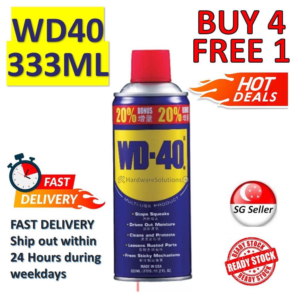 [BUY 4 FREE 1] [CHEAPEST] WD40 / WD-40 / WD 40 Multi Purpose Lubricant ...