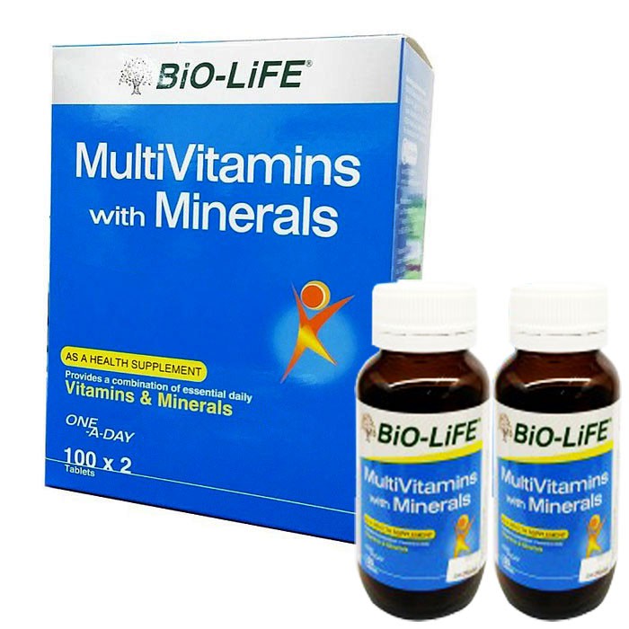 Bio-Life Multivitamins With Minerals (100'S) | Shopee Singapore