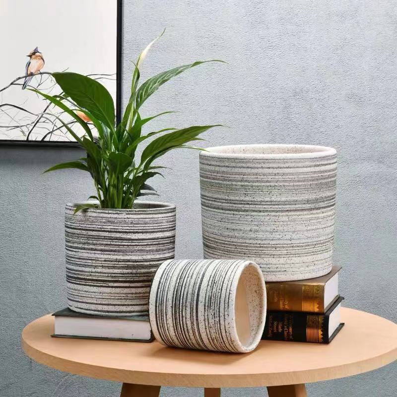 Nordic Creative Ceramic Plant Flowerpot Flower Pot / outdoor gardening ...