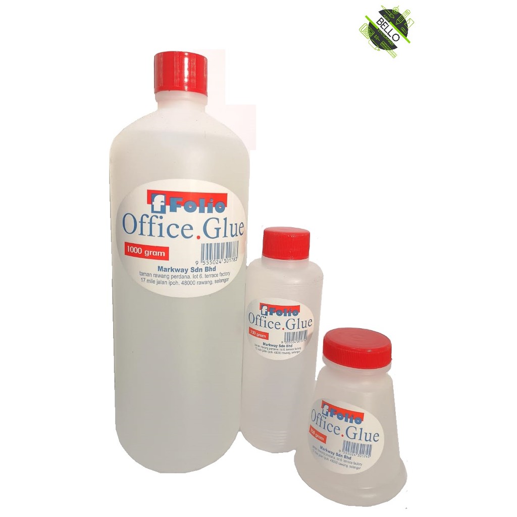 Folio PVA Office Transparent Glue ( 150g / 230g / 1000g ) PVA Glue ...