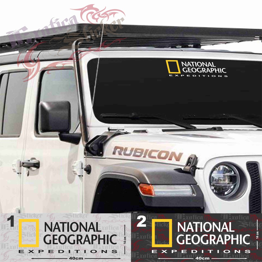 Cutting sticker of national geographic expeditions 40 | Shopee Singapore