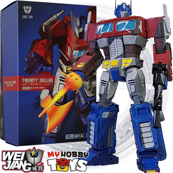 Wei Jiang Transformable Robot W8605 MPP 10 MPP10 Comic Cell Shaded Oversized Version Optimus Prime Not MP 10 MP10 Shopee Singapore