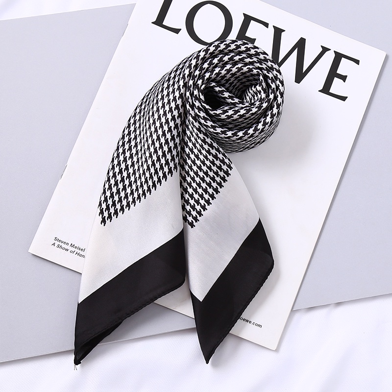 Ladies Business Wear Accessories Fashion Decoration Houndstooth Printed ...