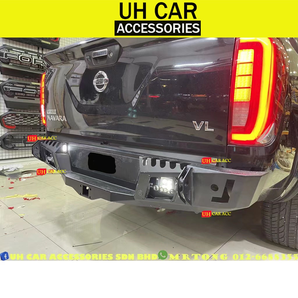 Isuzu dmax d-max 2013-2022 force op steel rear bumper bull bar | Shopee ...