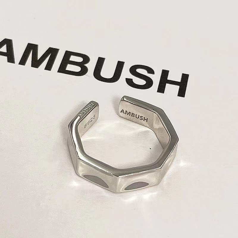 Japanese Version Trendy Jewelry Ring Sterling Silver Plain Surface High ...