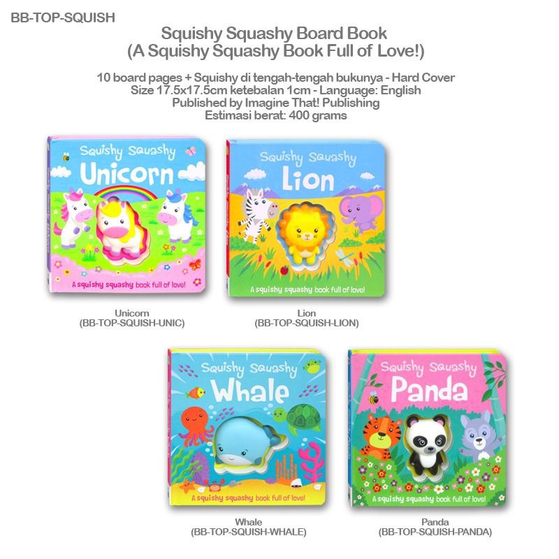Squishy Squashy Board Book (A Squishy Squashy Book Full Of Love ...