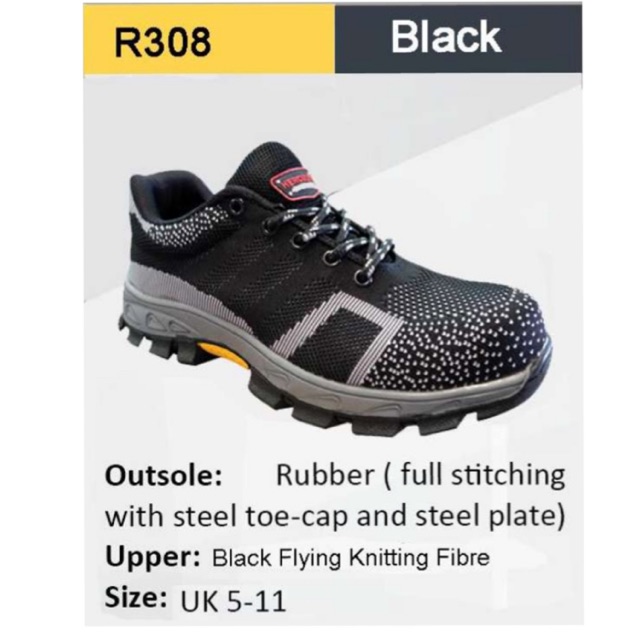 Safety Shoes Hercules R308 Kasut Keselamatan | Shopee Singapore