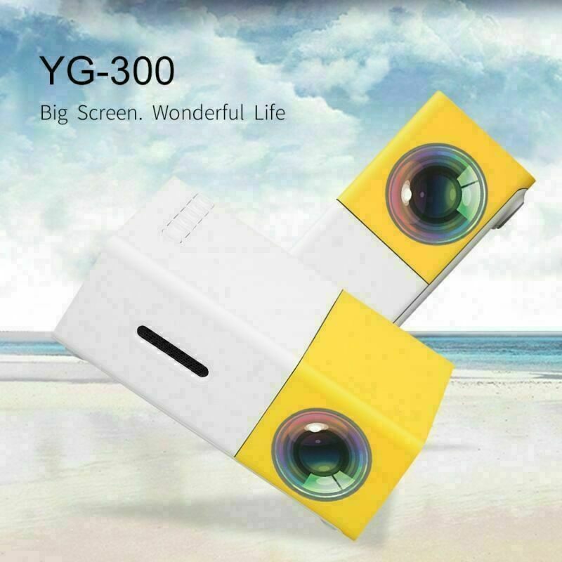 Mini Projector Hd Yg300 Portable Full Color Led Lcd Video Projector