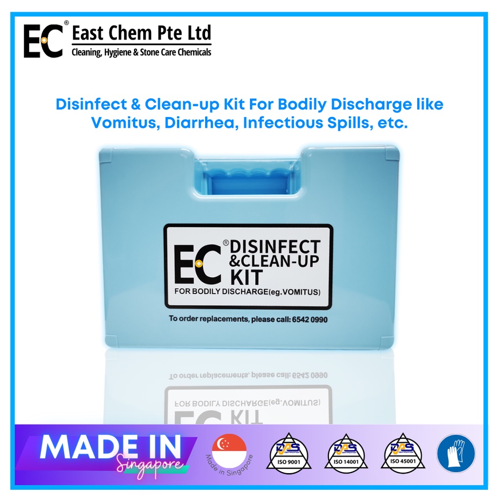 EC Disinfect and Clean Up Kit | Spill Kit | Vomitus & Bodily Discharge ...