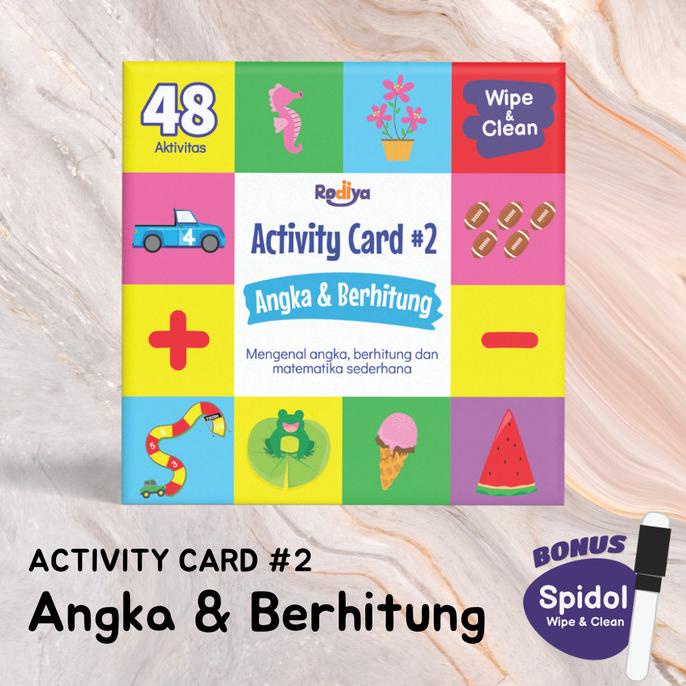 Rodiya 2nd Activity Card: Numbers & Counting/Playing And Learning Card ...