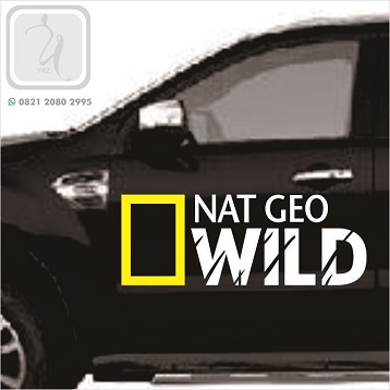 Cutting sticker Car nat geo wild crash Car body Glass sticker Cool ...