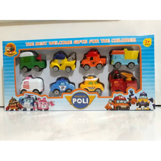 ROBOCAR POLI Poli robocar car toy contains 8 boxes poly robocar cake ...