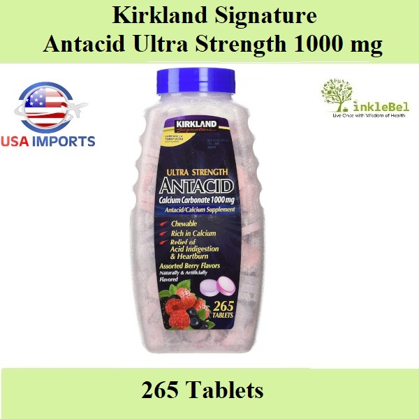 Antacid Ultra Strength 1000 mg, 265 Tablets Exp: 09/27 | Shopee Singapore