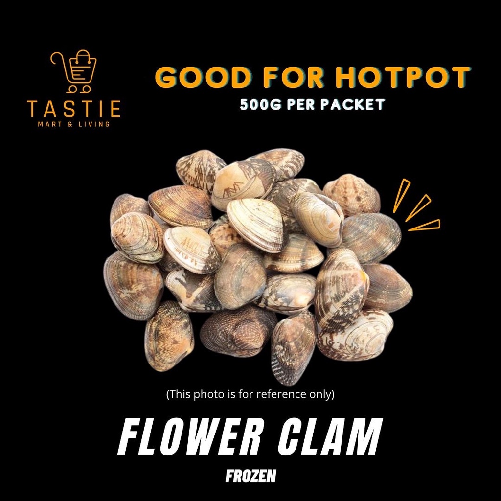 (BUNDLE OF 2)Asari Flower Clams 500g/ Frozen/ Ready To Eat/ Seafood ...