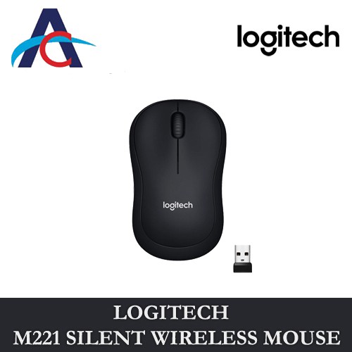Logitech M221 Silent Wireless Mouse ( Charcoal ) | Shopee Singapore