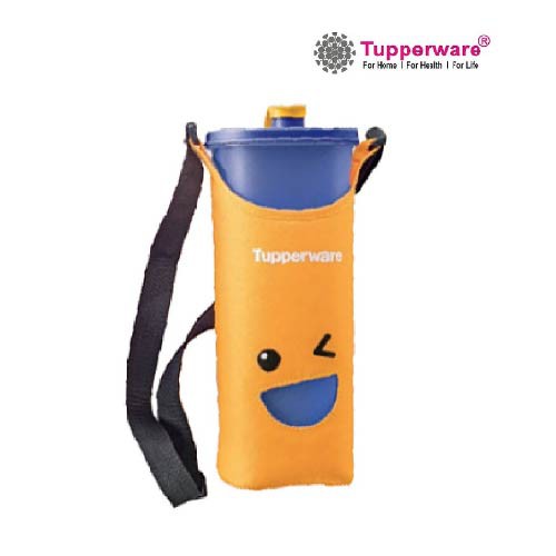 Tupperware Smiley Bottles (1) 2.0L (Blue) + Pouch (Yellow) | Shopee ...
